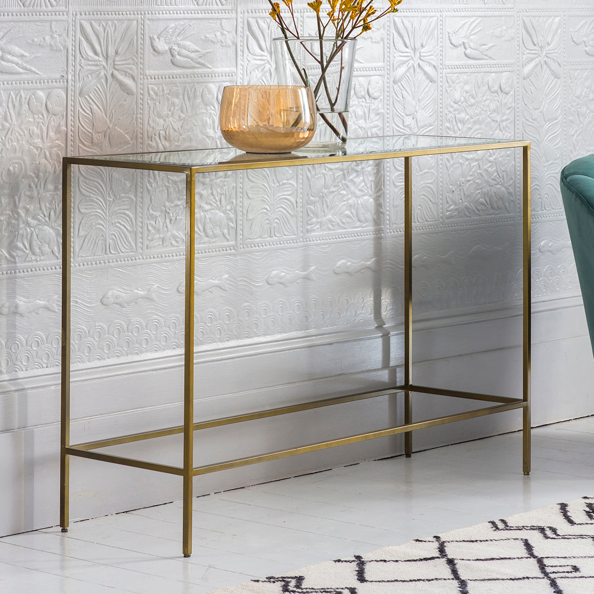 Rothbury Metal Console Table | Bronze | Knees.co.uk – Knees Home and Electrical