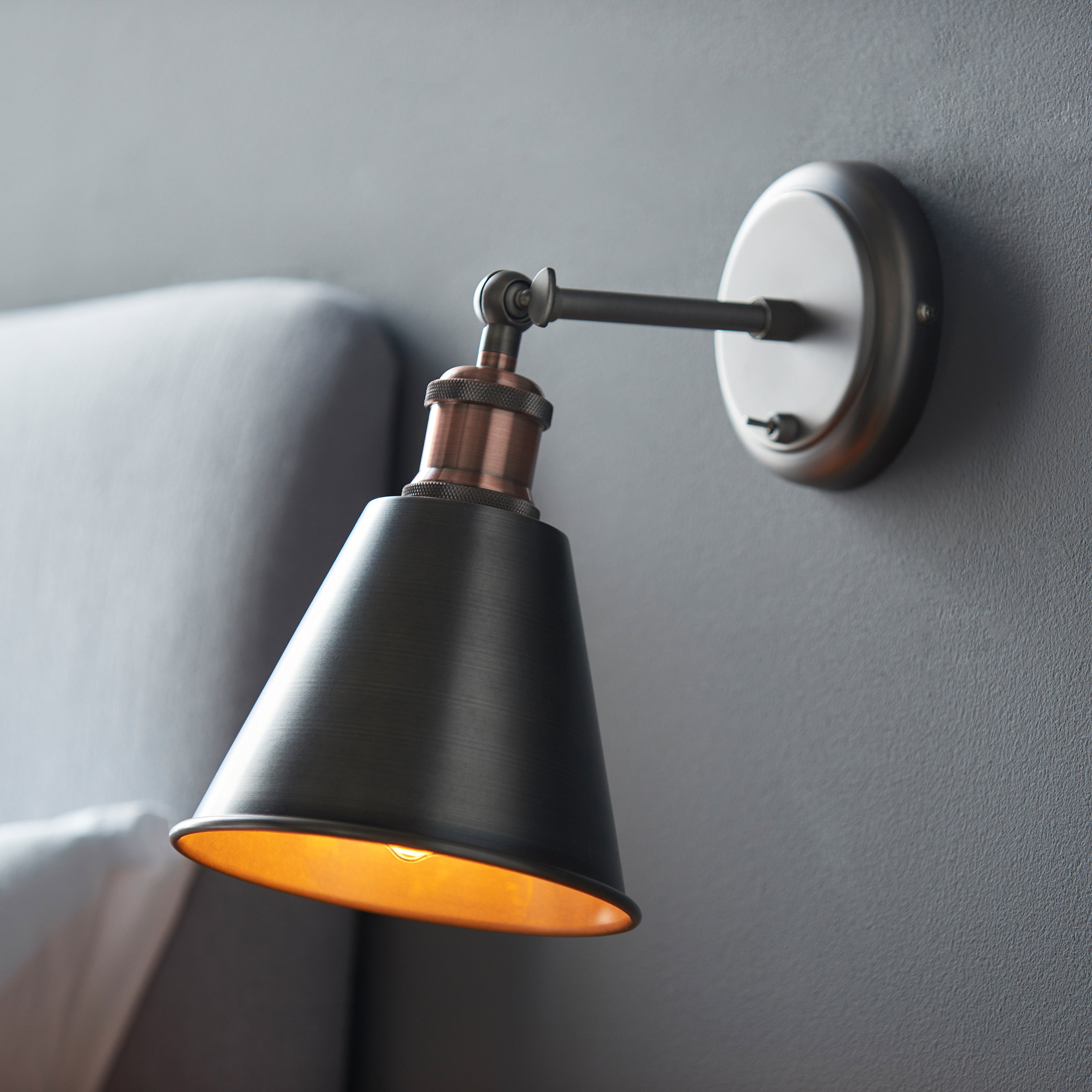 Hal Wall Light with Shade | Knees.co.uk – Knees Home and Electrical