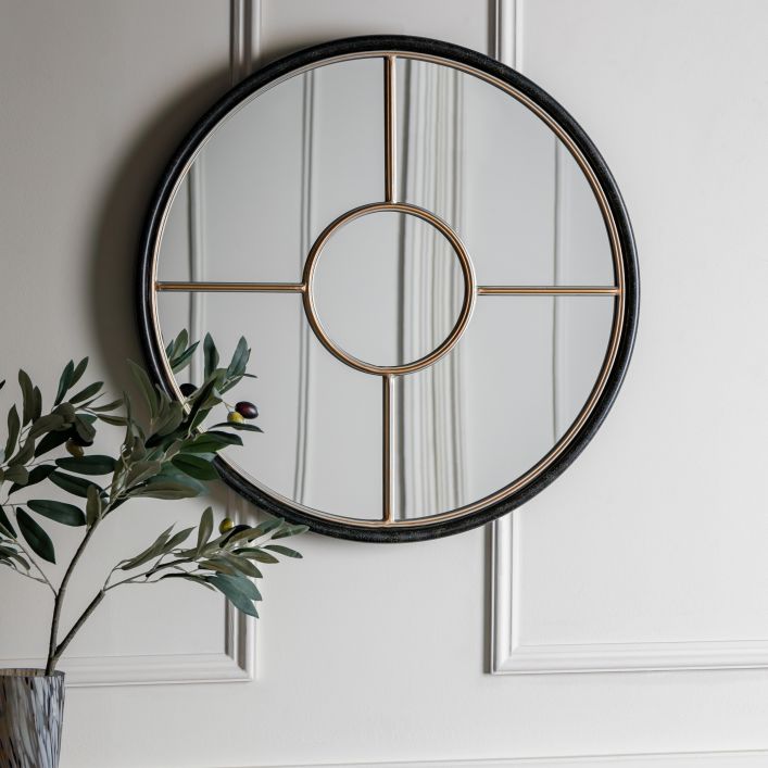 Rocca Round Mirror | Gold | Knees.co.uk – Knees Home and Electrical